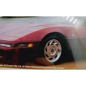 Impact Posters | Accents | Vintage Corvette Classic Car At San ...